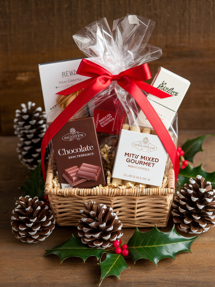 Christmas Mini Gourmet Gift Basket