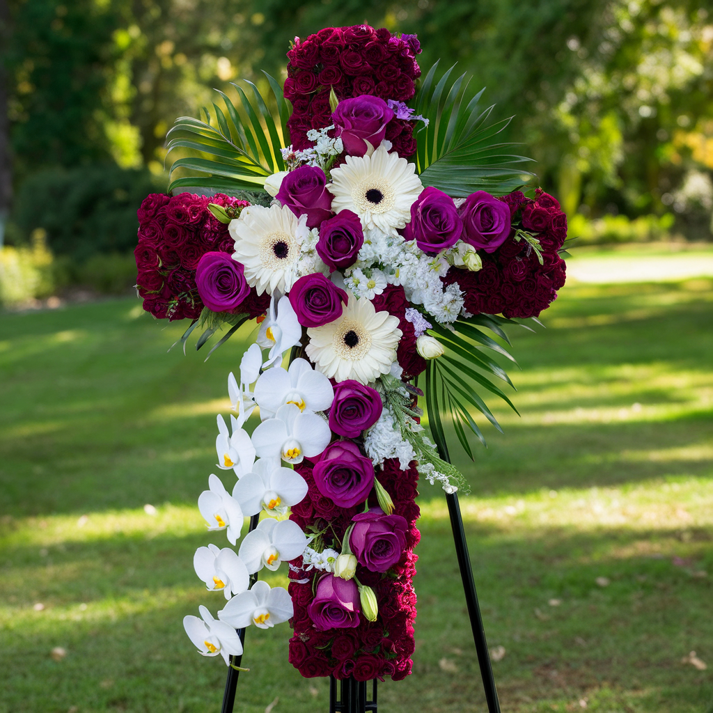 Divine Lavender Cross
